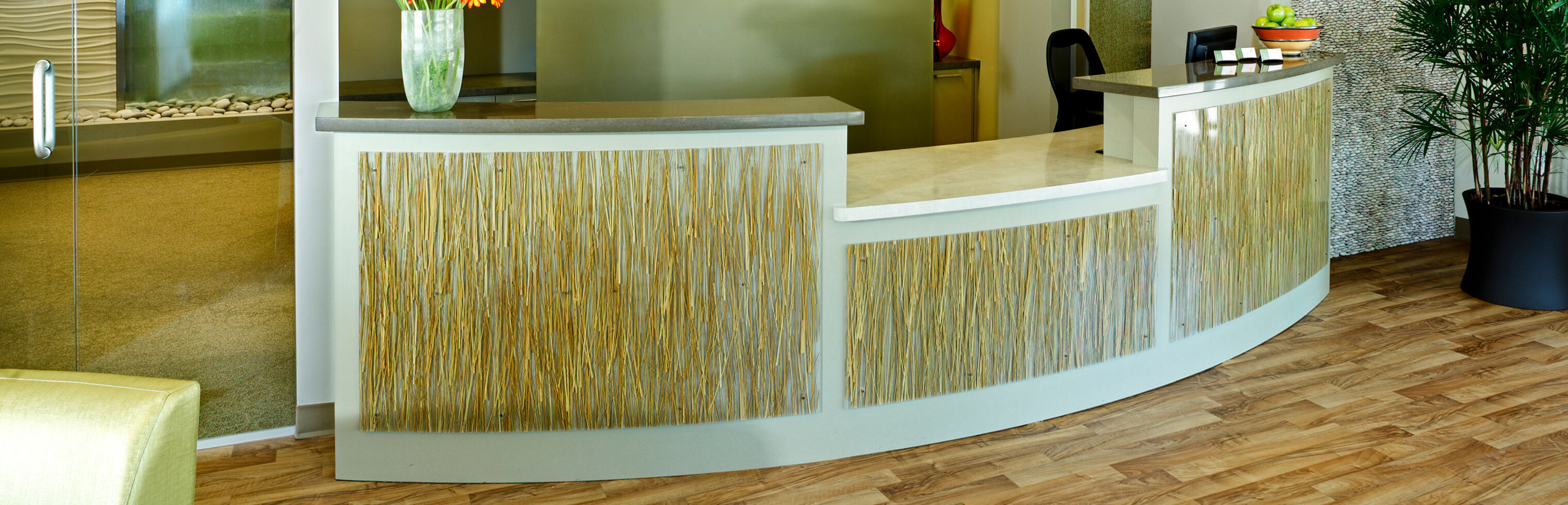 Natural Resin Wall Panels | Grass & Bamboo | Lumicor